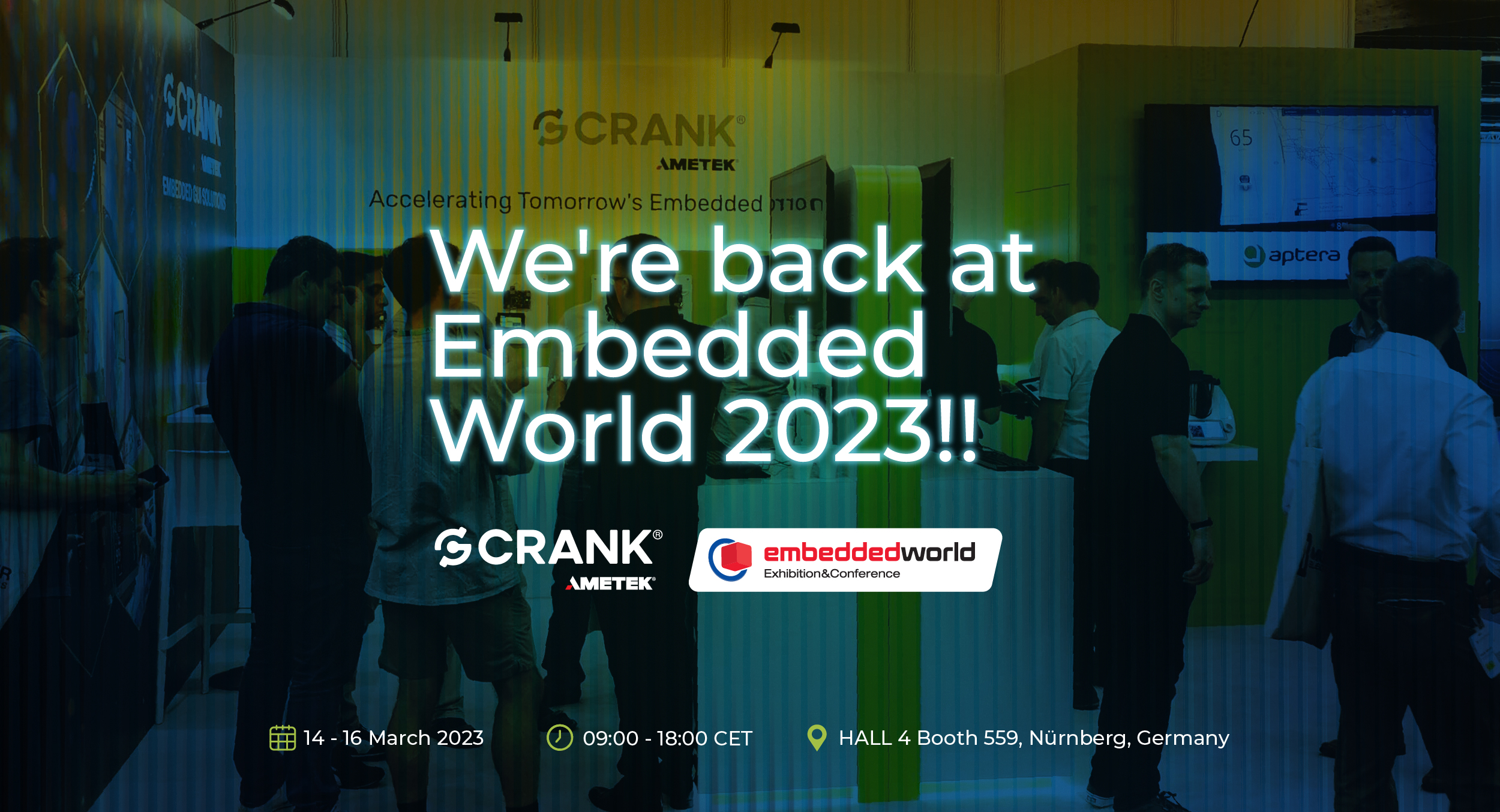We're back at Embedded World 2023!!